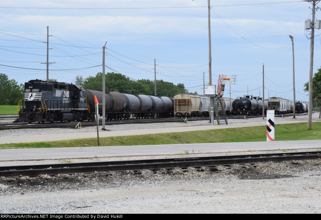 NS 5036, parked in Glake Yard, Des Moines IA